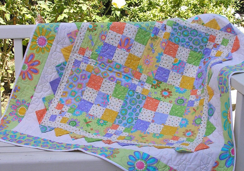 Fun Baby Quilt - Etsy