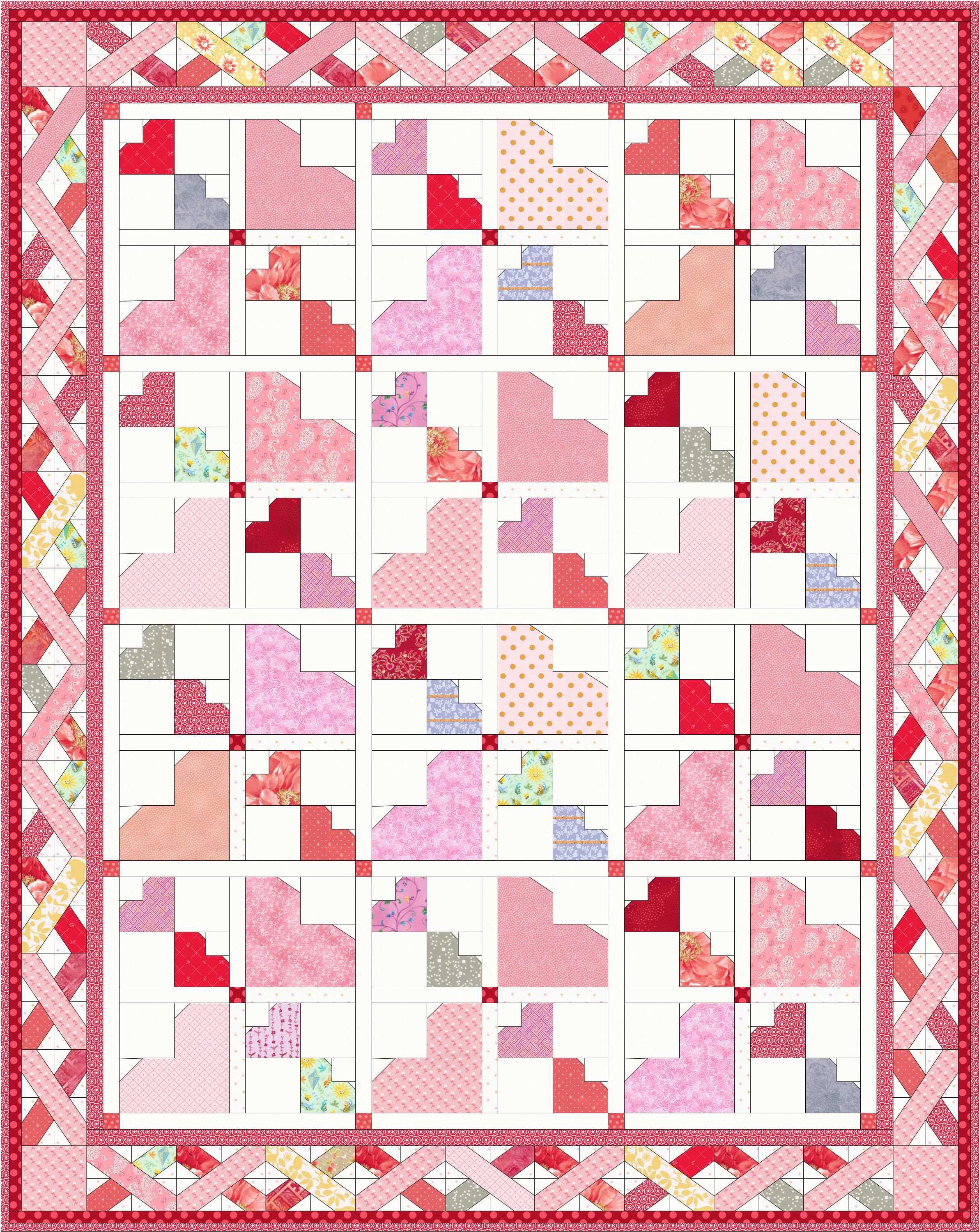 Lollipop Random Hearts Pattern - Etsy