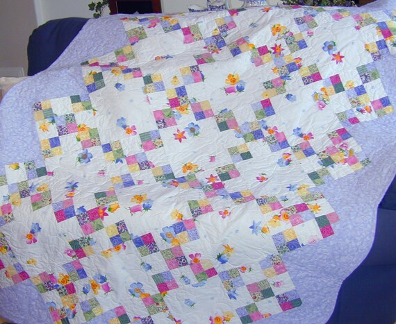 Scallop 4 Patch Quilt Pattern - Etsy