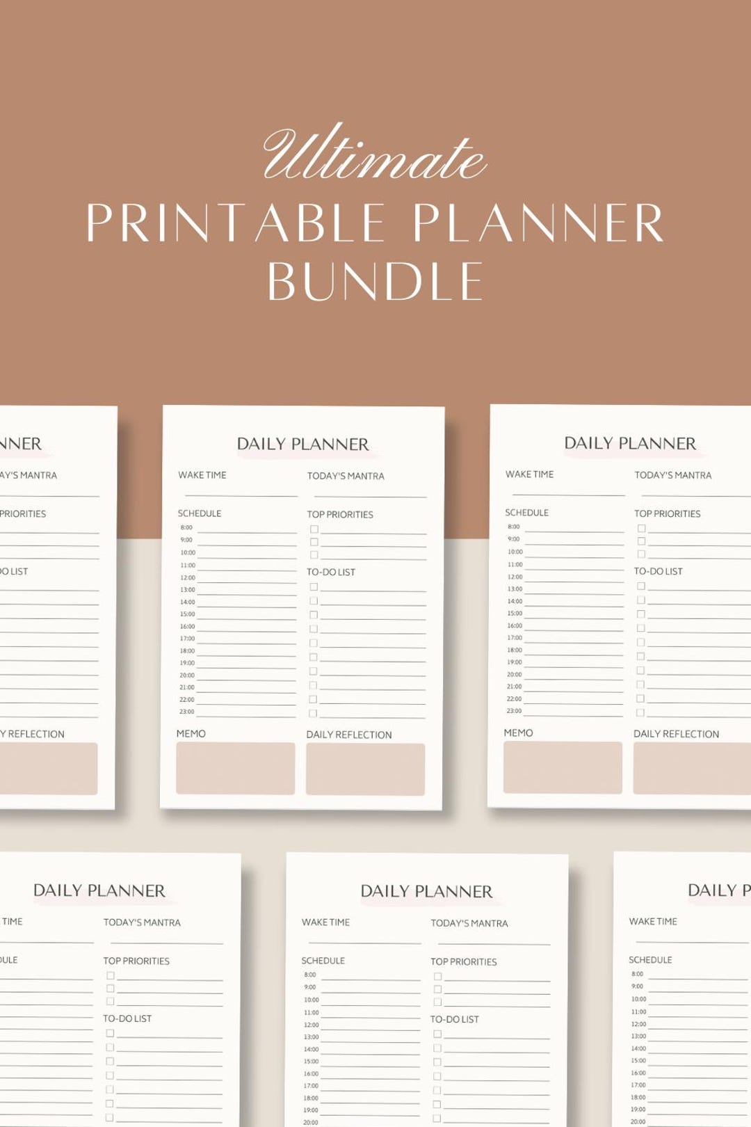 Digital Planner | Habit & Goal Tracker | Daily Planner, Reflection ...