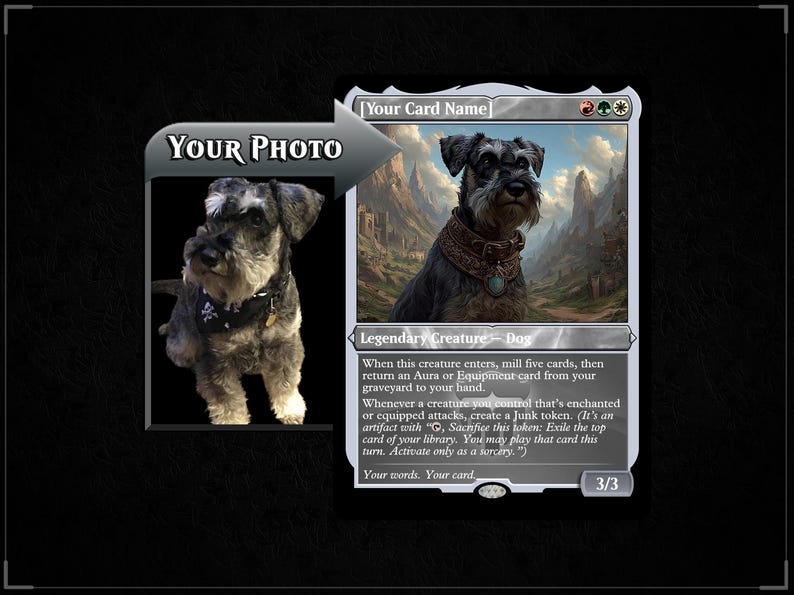 Custom MTG Card With Your Portrait | Personalized Magic the Gathering ...