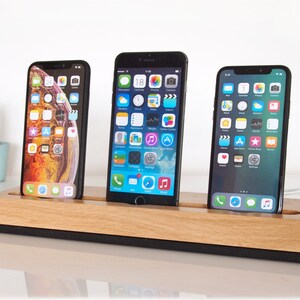 Iphone/android Triple Docking Station Handmade Quality - Etsy