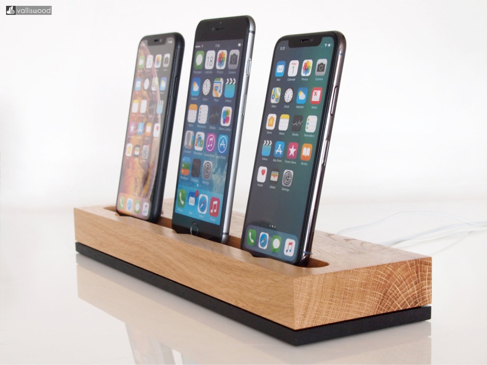 Iphone/android Triple Docking Station, Handmade Quality, iPhone ...