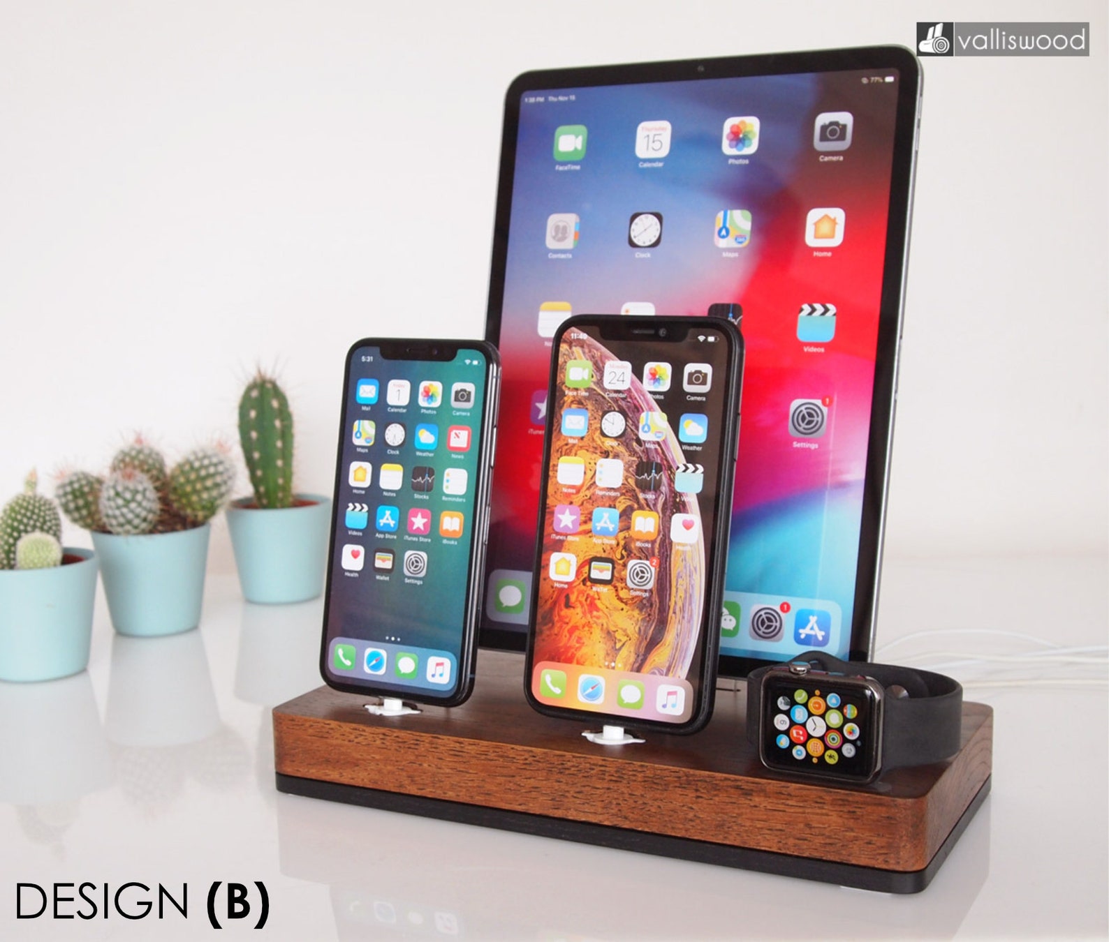 Iphone/ipad/iwatch Dock Iphone Dock Ipad 9.7 Dock Ipad Pro - Etsy