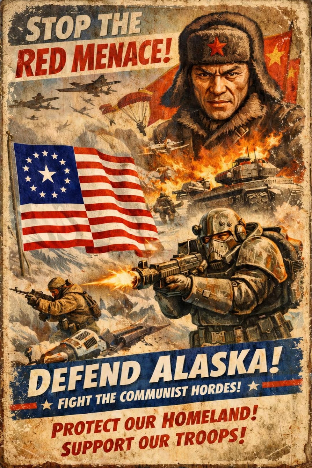 Fallout Poster - Red Menace From China! - Etsy
