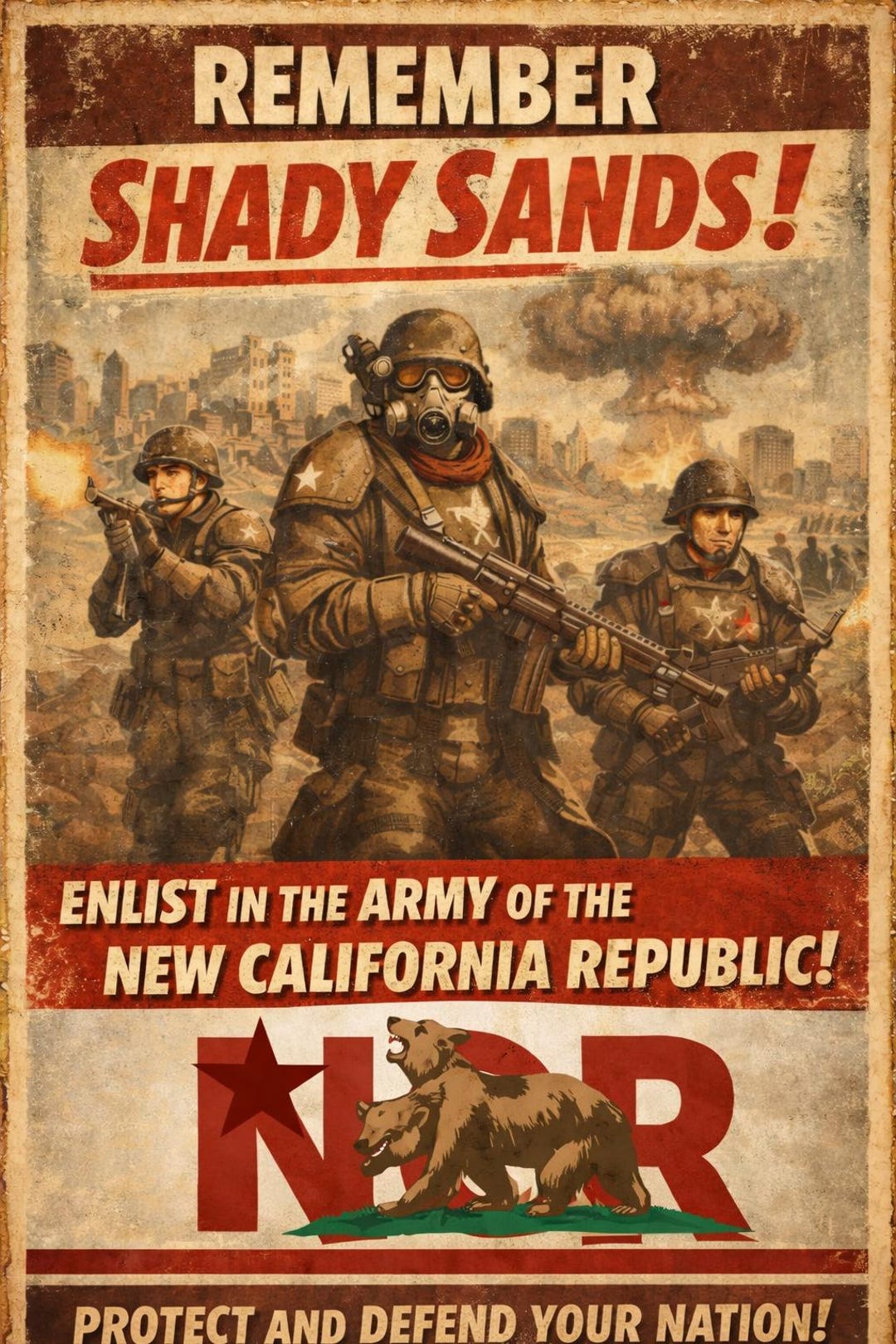 Fallout Poster - Remember Shady Sands - Etsy