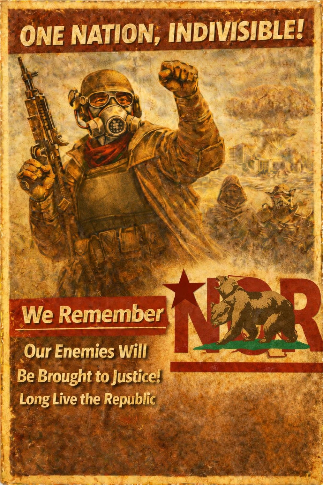 Fallout Poster - One Nation - Etsy