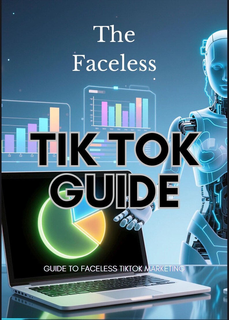 The Faceless Tiktok Guide in Digital Marketing - Etsy