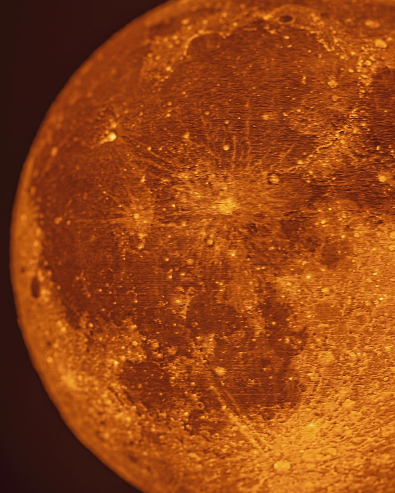 Moon Lamp by Luno - 3D Printed Moon Light - Etsy