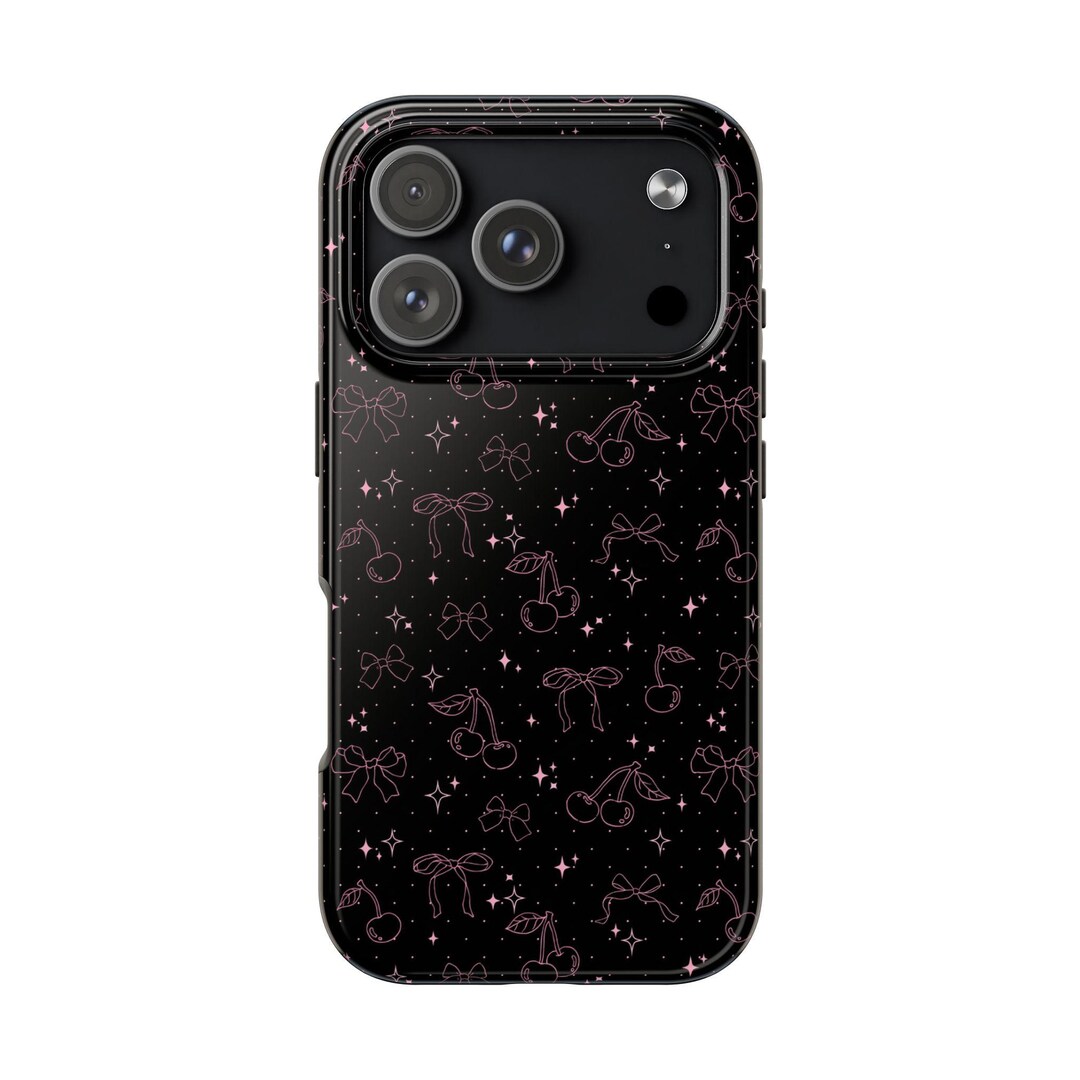 Pink Doodle Constellation Phone Case | Celestial Stars & Bows | for All ...