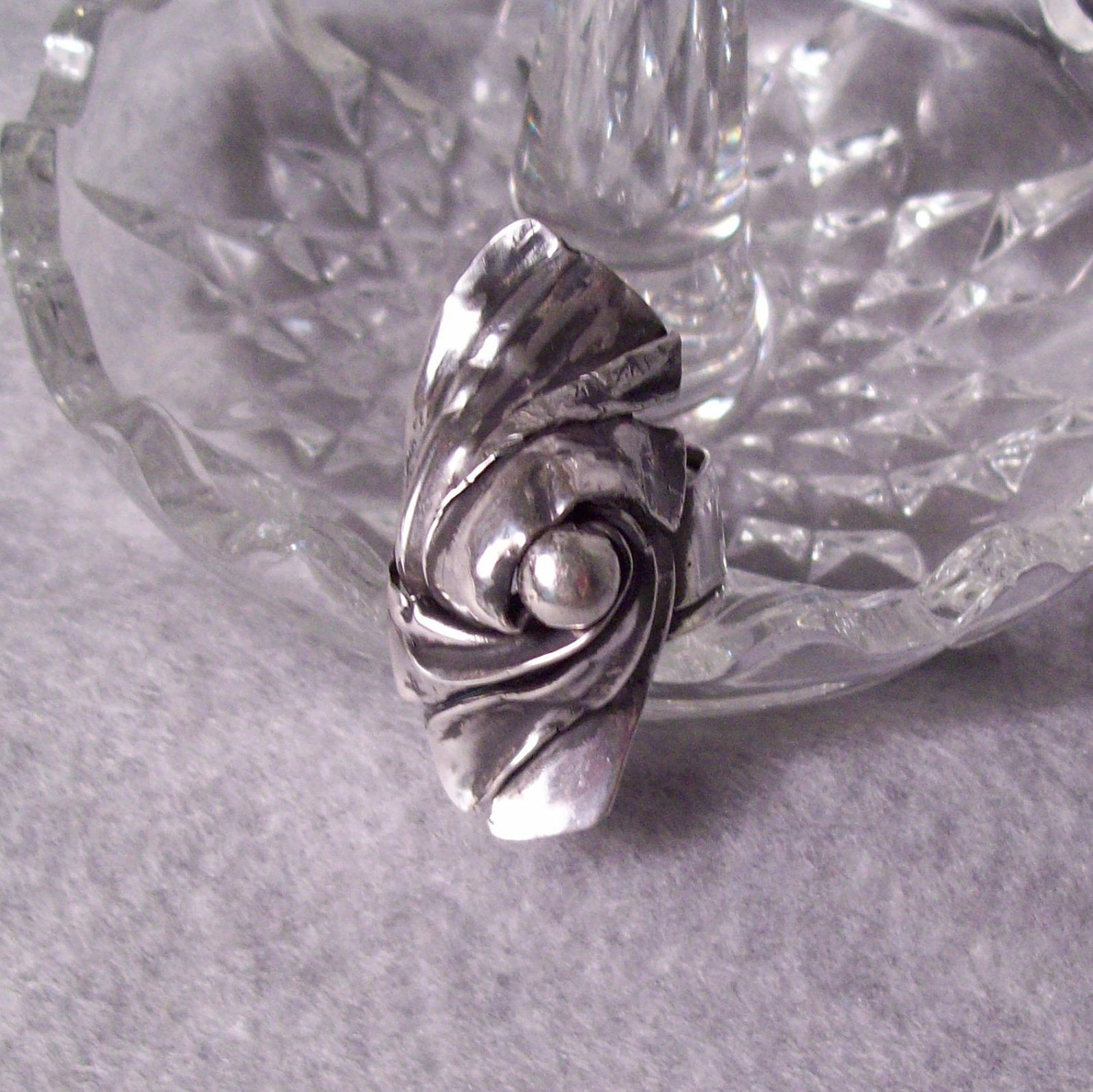 Sterling Silver Fold Formed Ring - Etsy