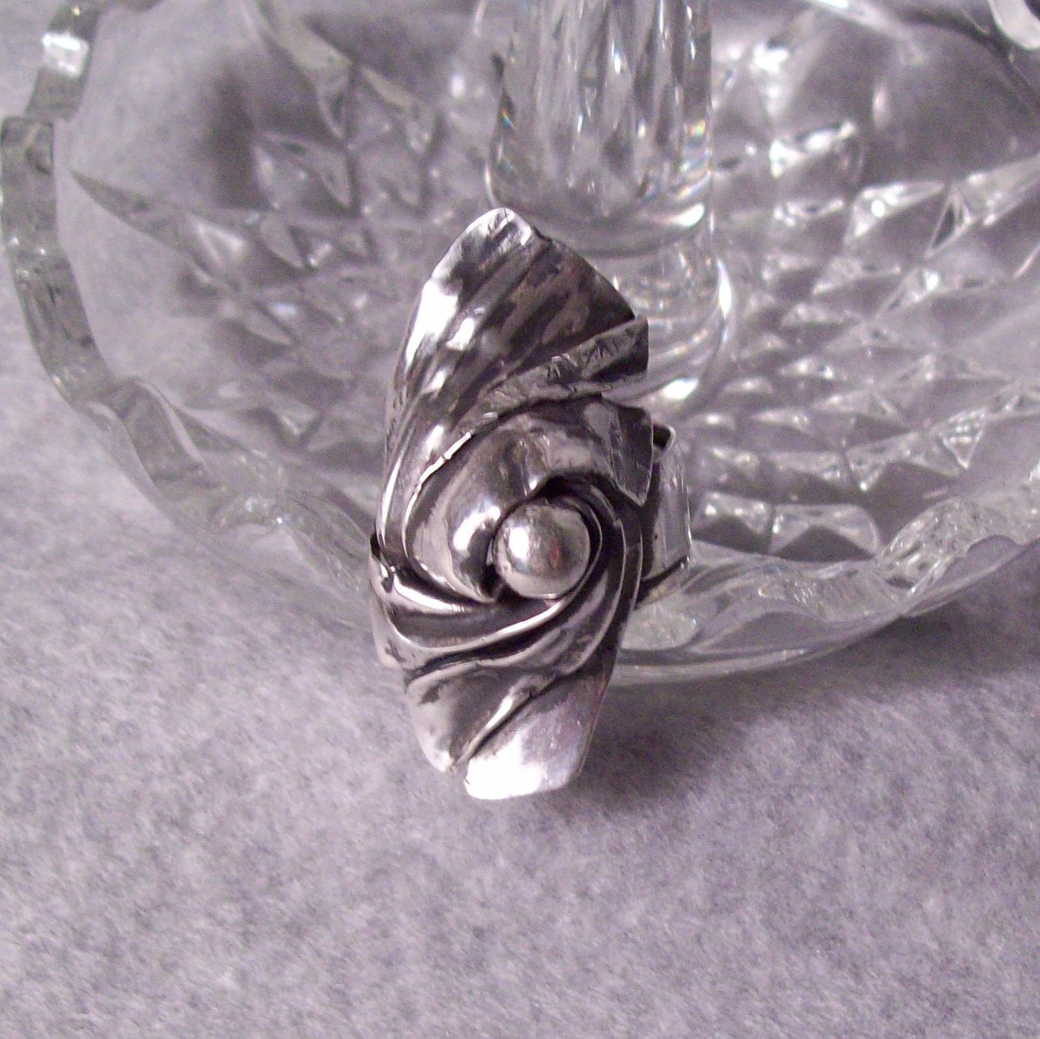 Sterling Silver Fold Formed Ring - Etsy