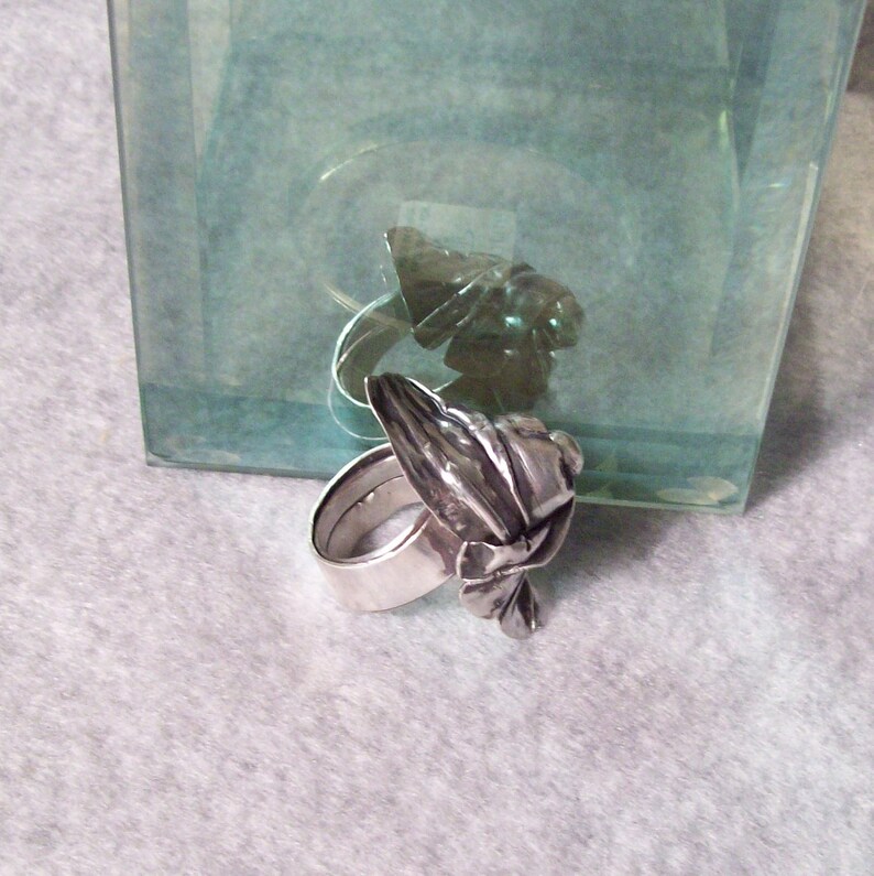 Sterling Silver Fold Formed Ring - Etsy