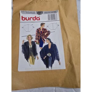 Burda Sewing Patterns 4923 Bat Wing Jacket Fun! Size 10 to 24 - Etsy