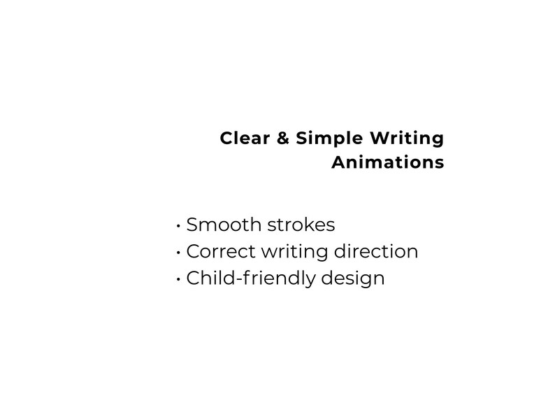 Uppercase Letter Writing Animation - Etsy