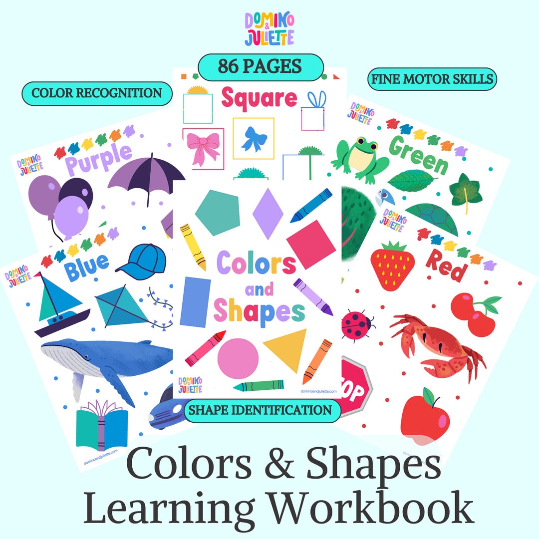 Preschool Colors and Shapes Activities | Toddler Learning Printable ...