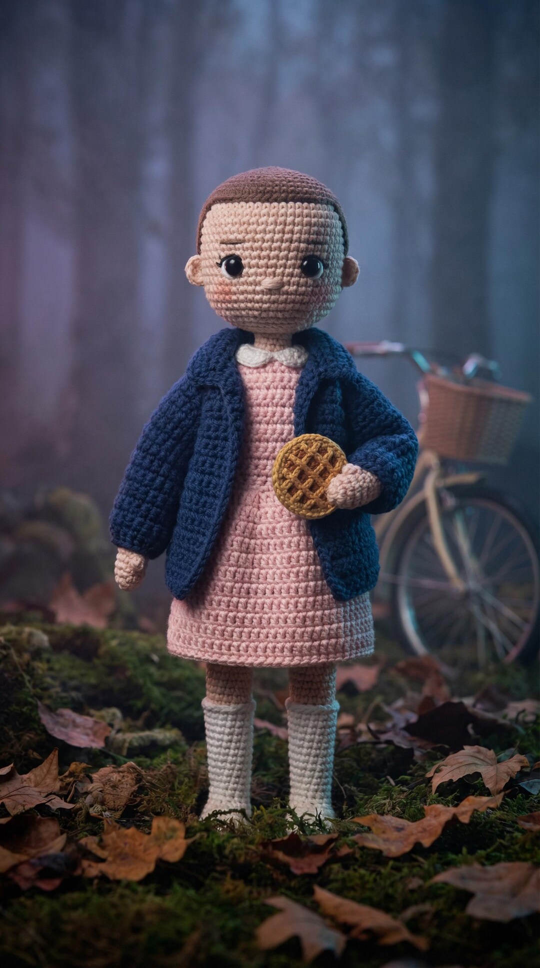 Waffle Girl Crochet Doll Pattern | 80s Sci-fi Hero Amigurumi (PDF ...