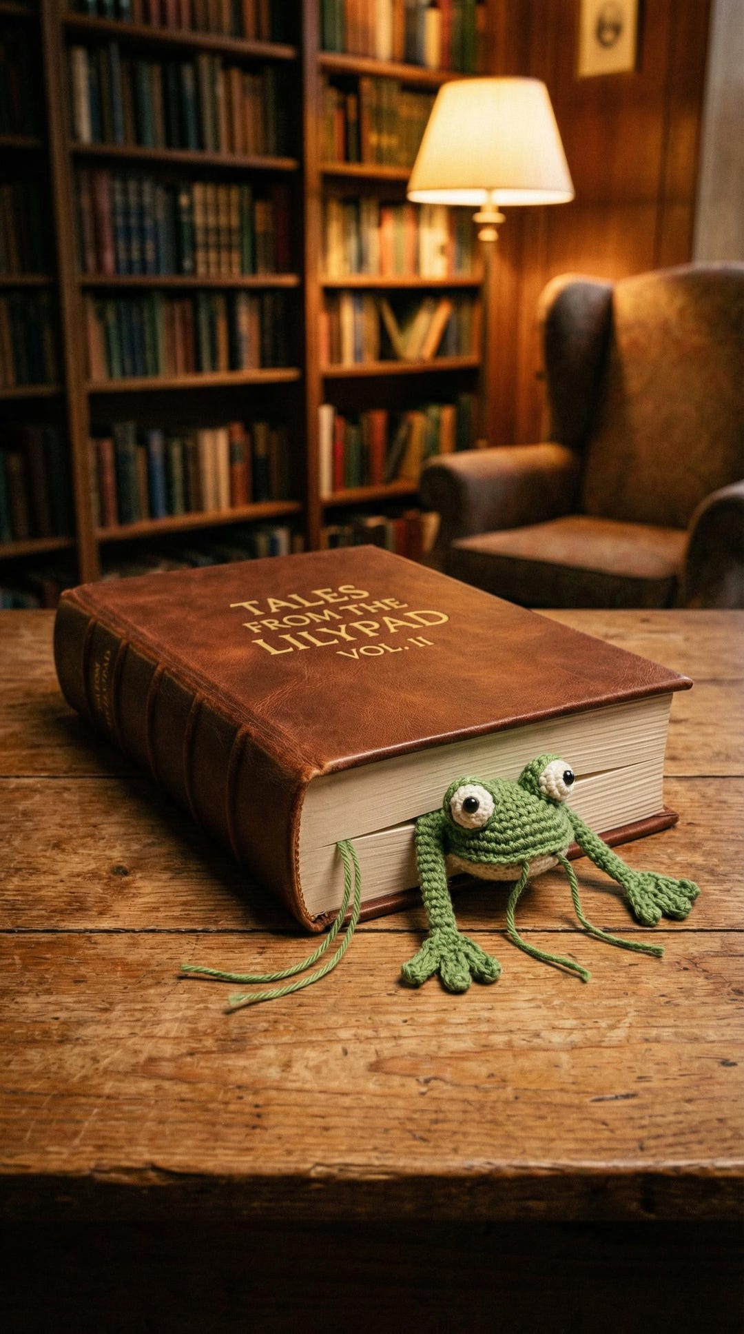 Crochet Squashed Frog Bookmark Pattern | Funny Amigurumi PDF - Etsy