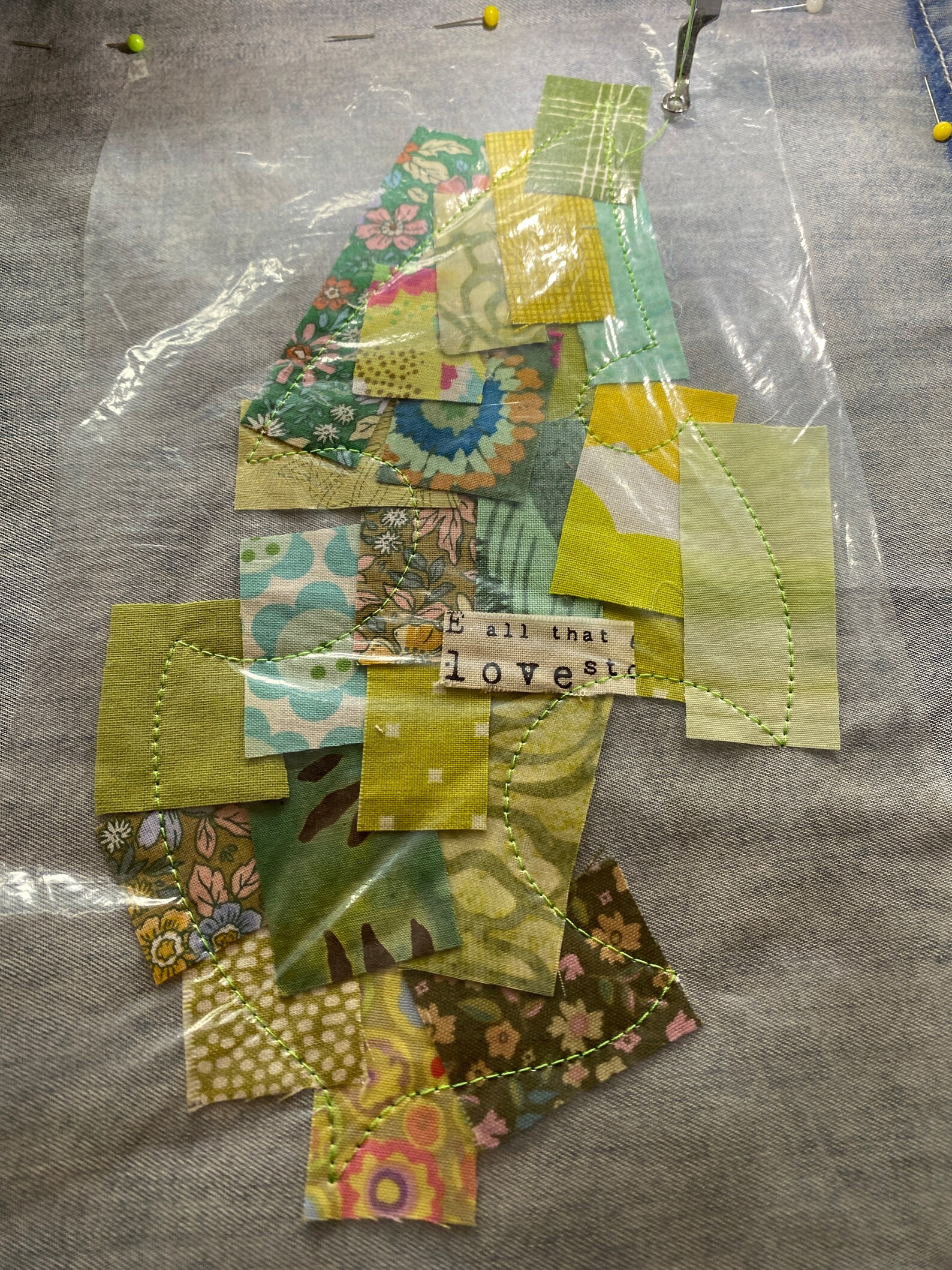 Bundle of Line Flower Heads, Scrap Leaves and a Funky Beetle + Assembly ...