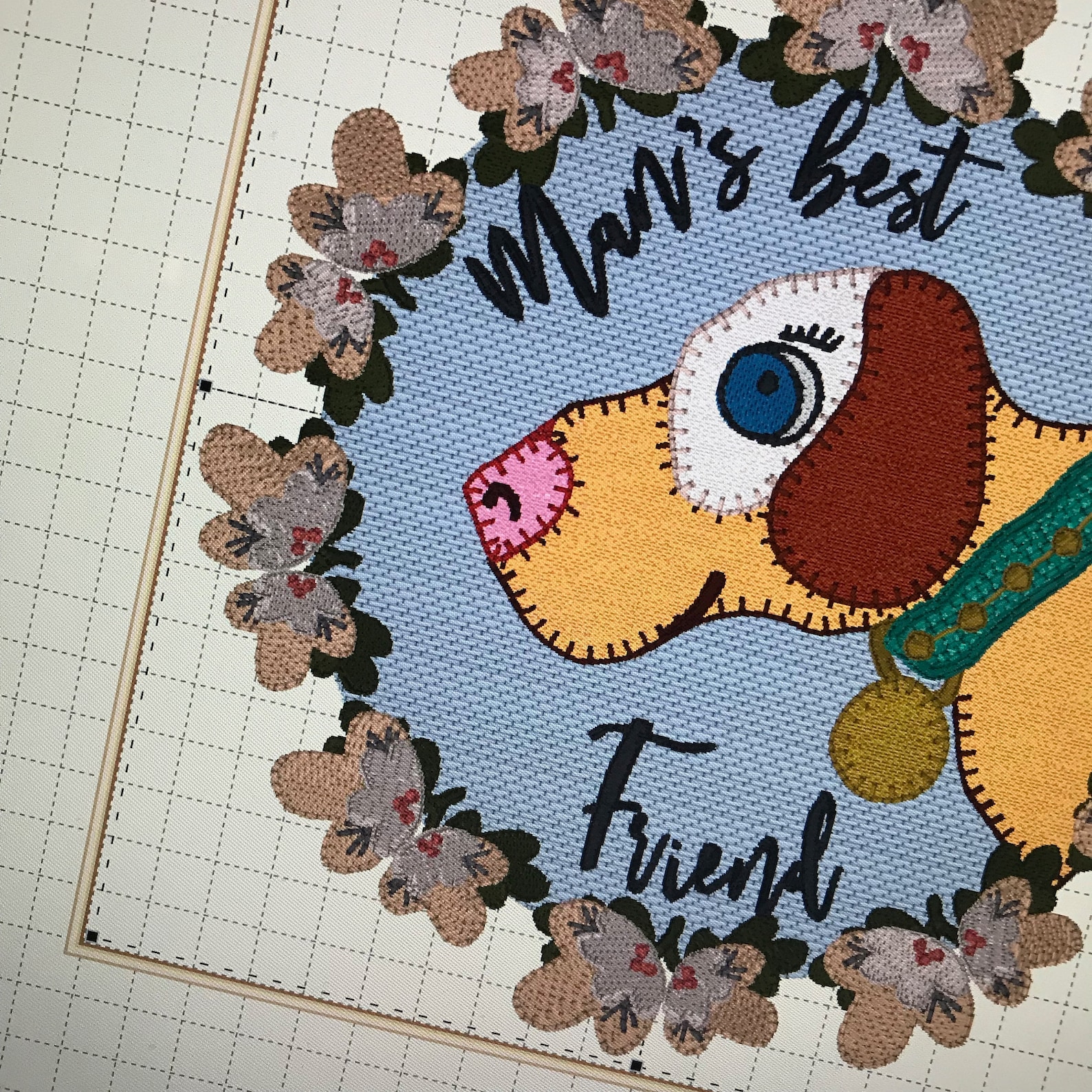 Patchwork Dogs 6 cute Machine Embroidery designs for making | Etsy