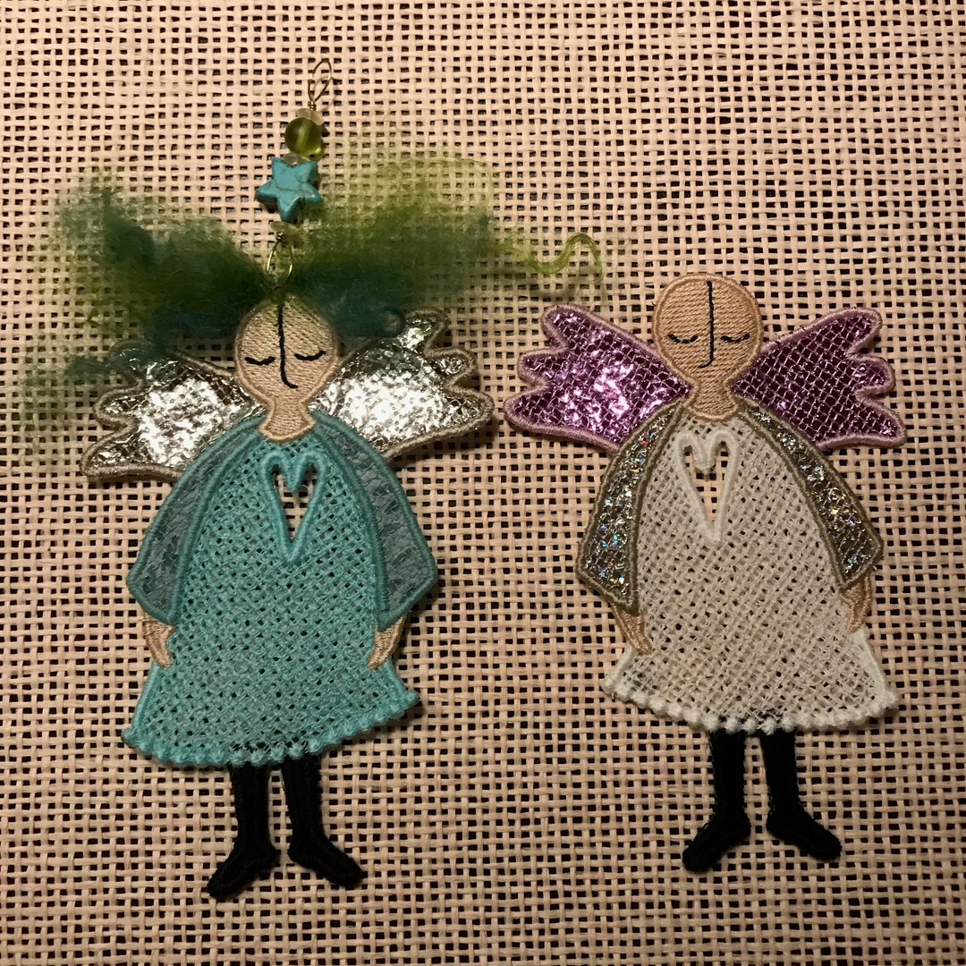 FUNKY LACE ANGEL - an Angel a Day - December 4th in Frublomgren's ...