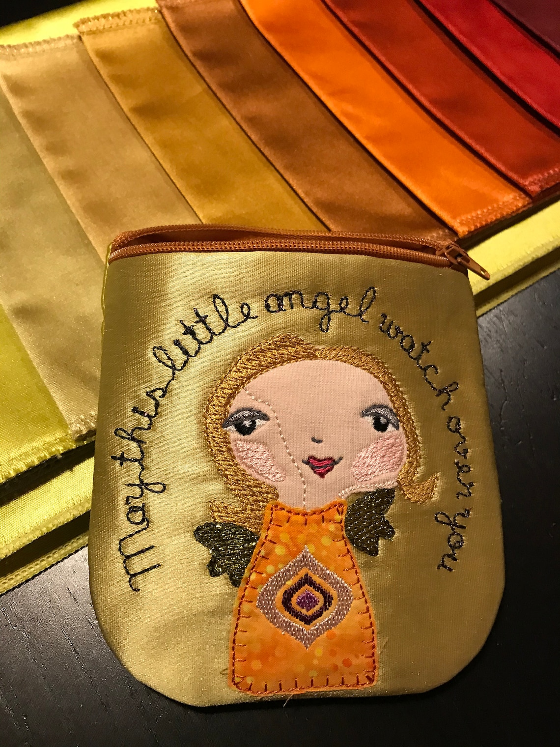 Little Signature Angel Purses ITH - 4 Machine Embroidery Designs the 5 ...