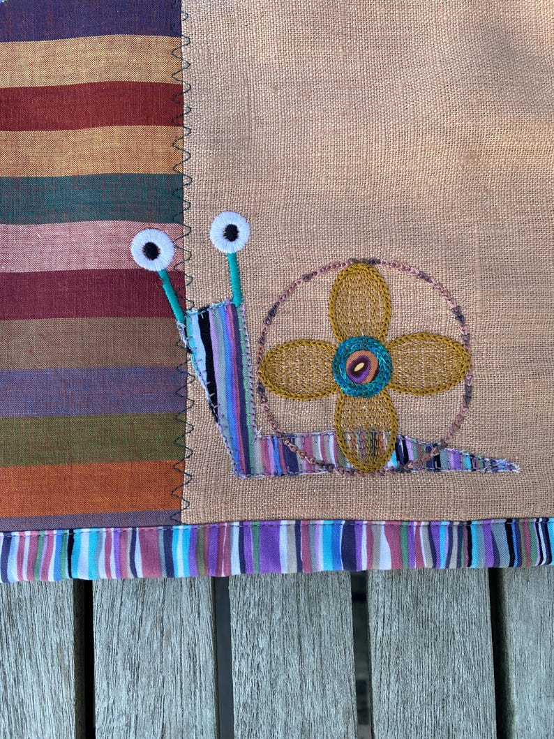 Whimsical Appliqué Flower Snail Embroidery Designs – 10 Variants for ...