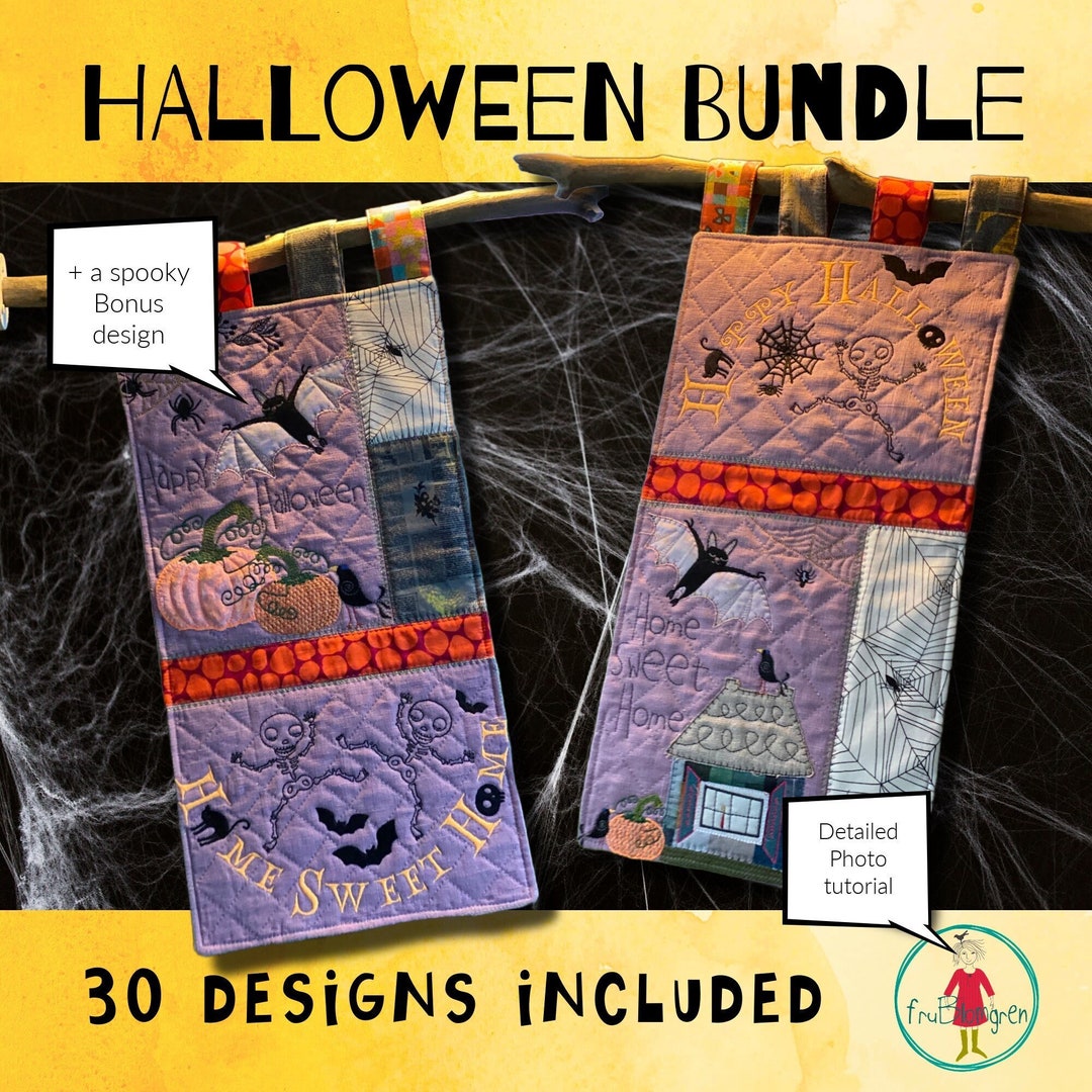 A Big & Scary Frublomgren Halloween Bundle - 30 Spooky Designs, XL ...