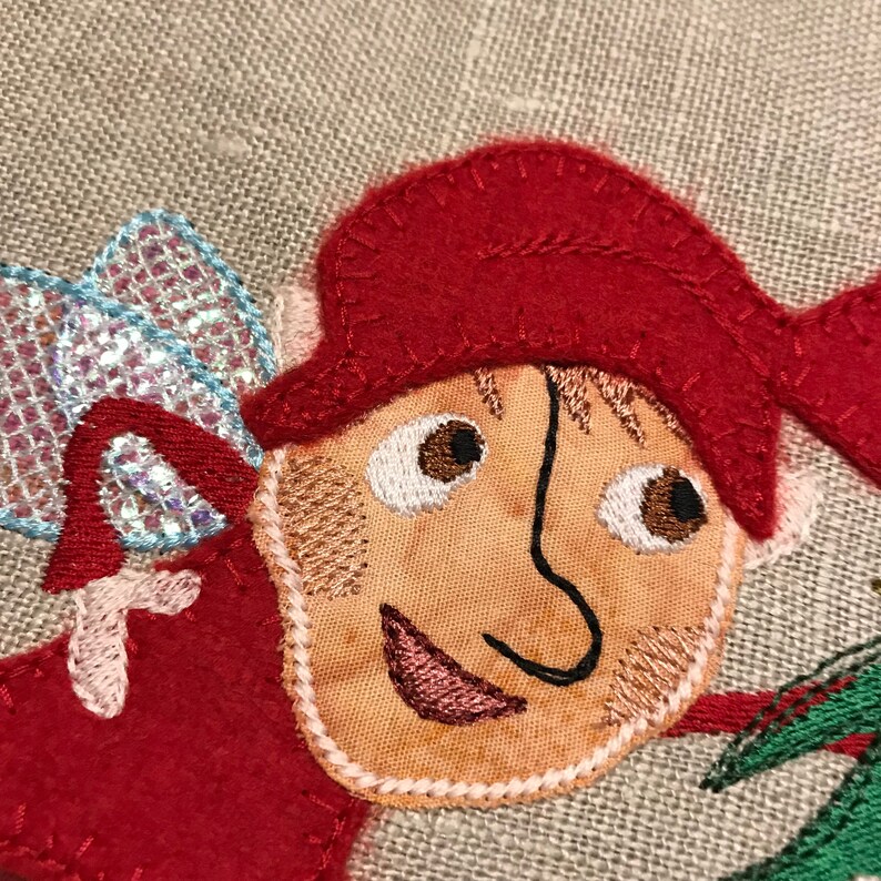 DETAILED PIXIE ANGELS Design for embellishing your textile | Etsy