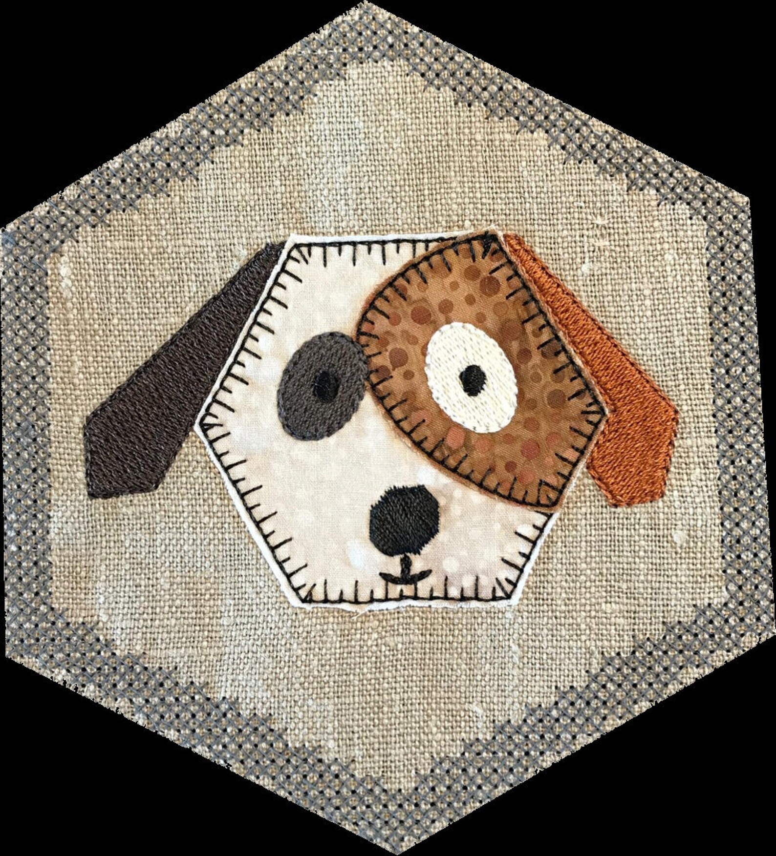 HEXI-ANIMALS 9 Cute Applique Animals 9 Different Frames - Etsy
