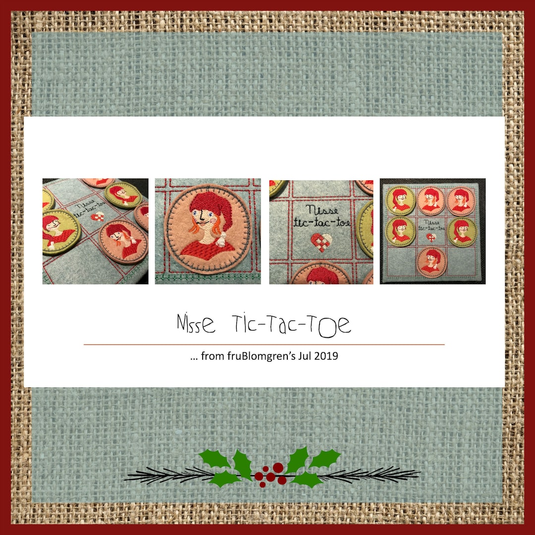 CHRISTMAS Joy - My NISSE Tic-tac-toe DIY With My Danish Nisse Girl and ...