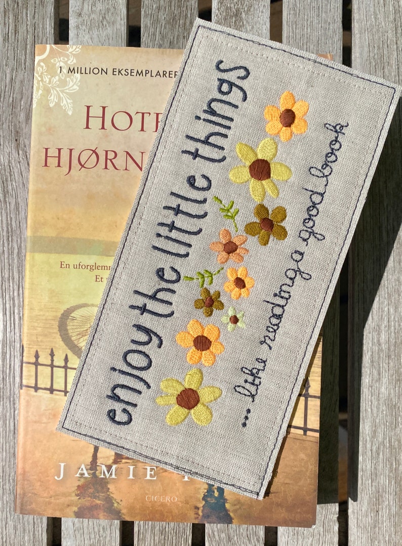 ITH Book Mark and Cute Machine Embroidery Motifs 'blooms and Sunshine ...