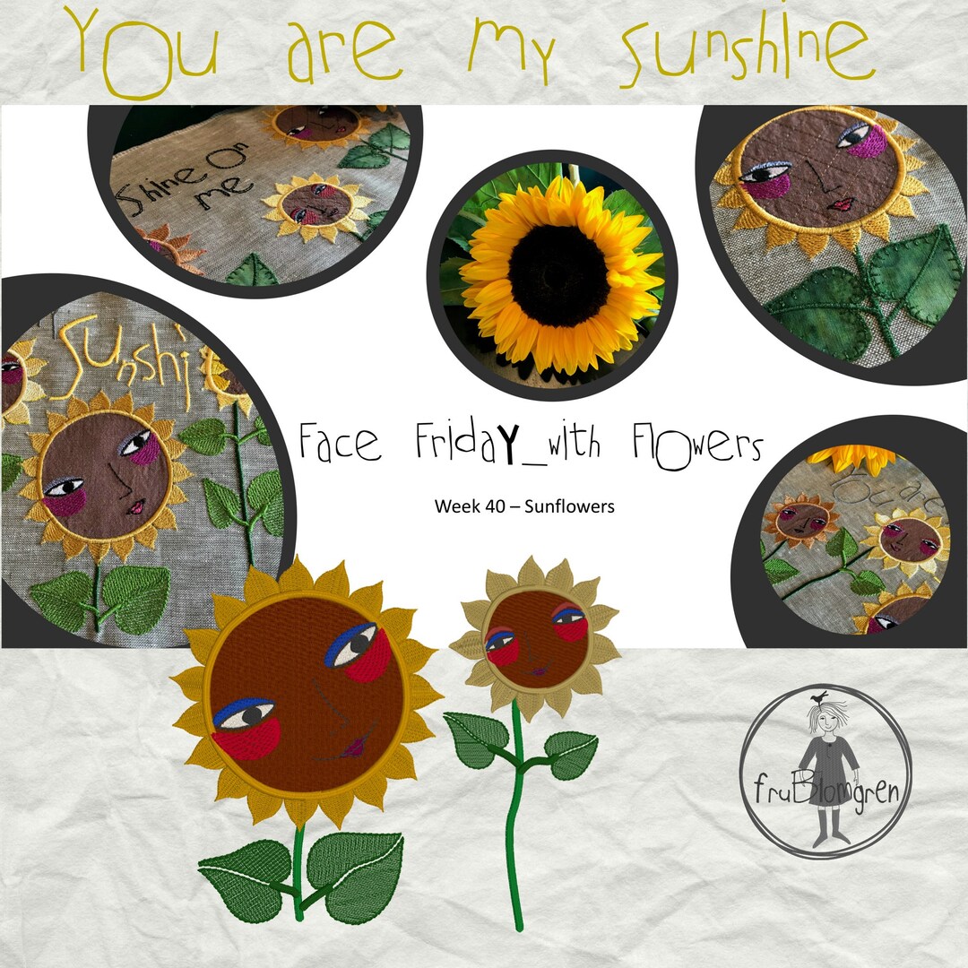 FRIDAY FACES: Sunflower Faces - Face Friday With Flowers - 9 Cute and ...