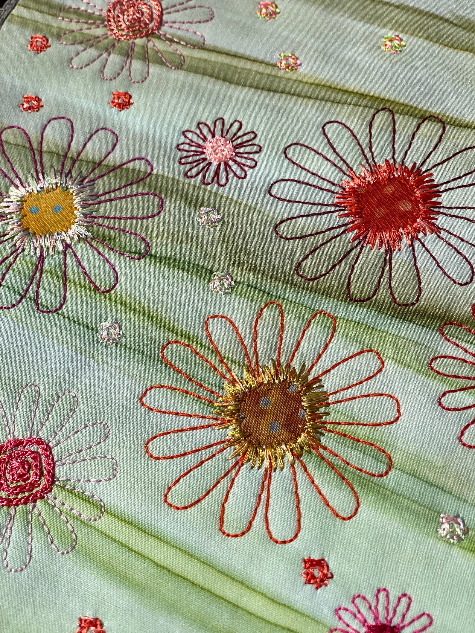 Easy Doodle Machine Embroidery Flowers 6 single flowers a | Etsy