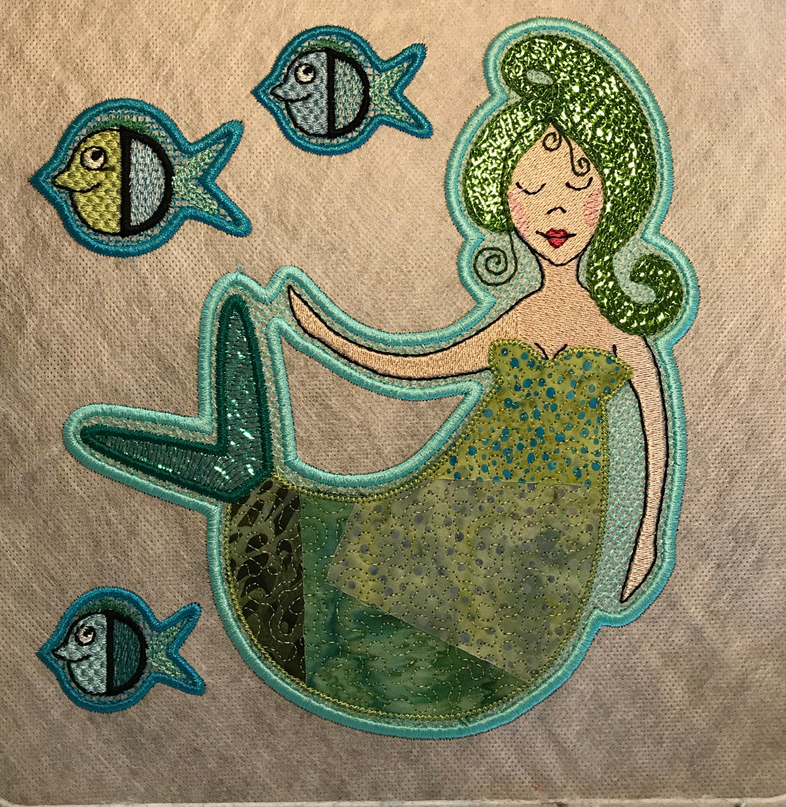 Fantastic Large Freestanding Mermaids for the 8 X 8 Hoop - Etsy