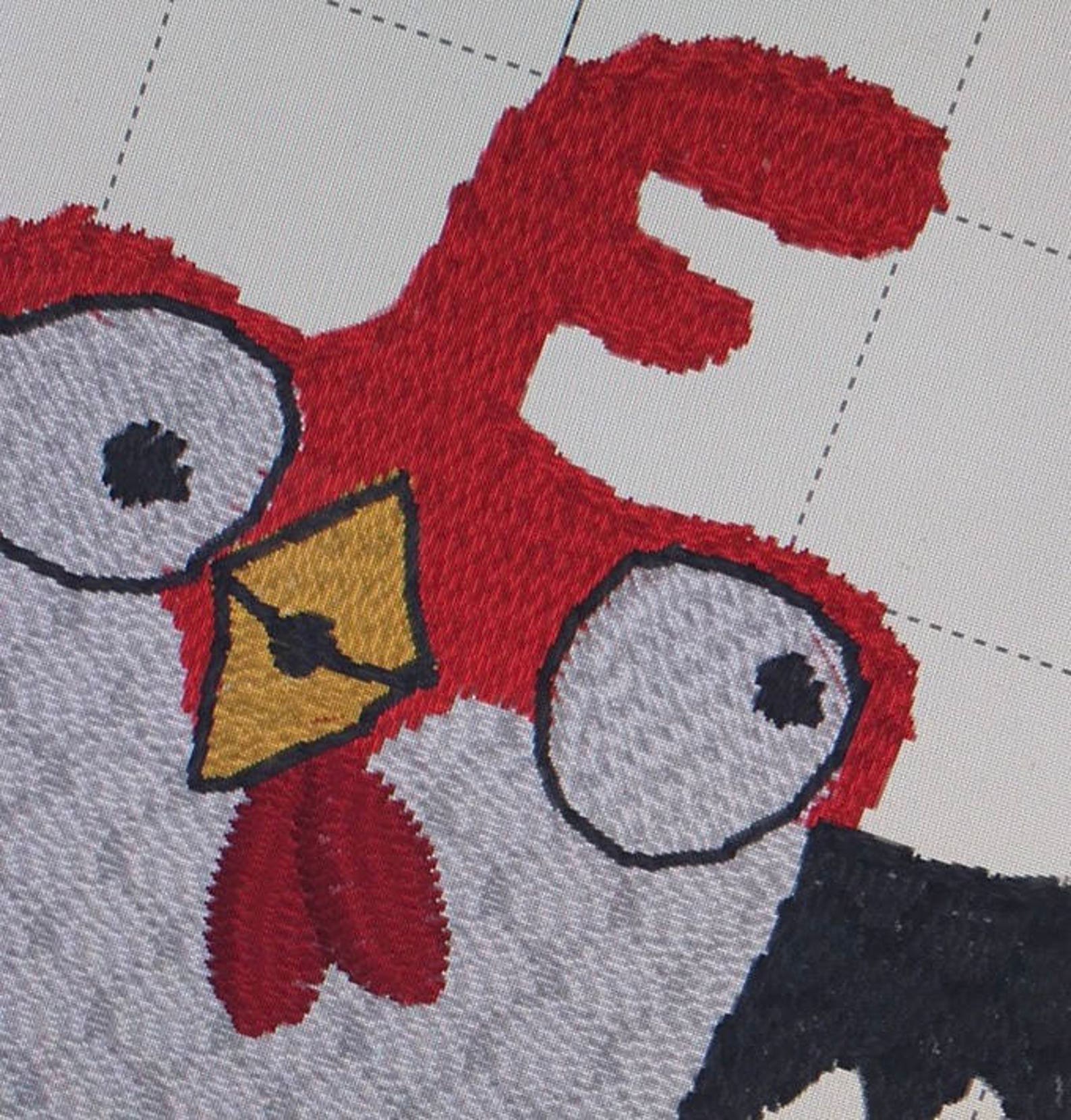 ROB the ROOSTER, 5 Cute and Whimsical Machine Embroidery Rooster ...