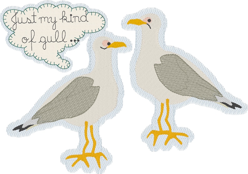 MANUEL the SPANISH SEAGULL a Whimsical yet Very Proud Bird - Etsy