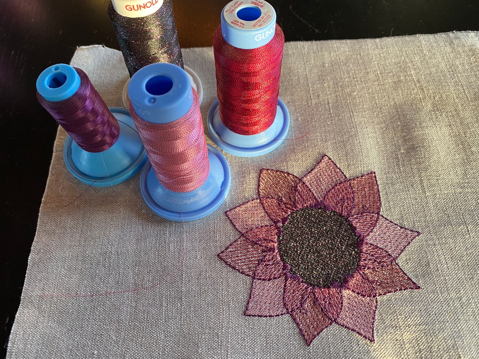 Thread Experiment Friendly Flowers for Your Embroidery Machine - Etsy UK