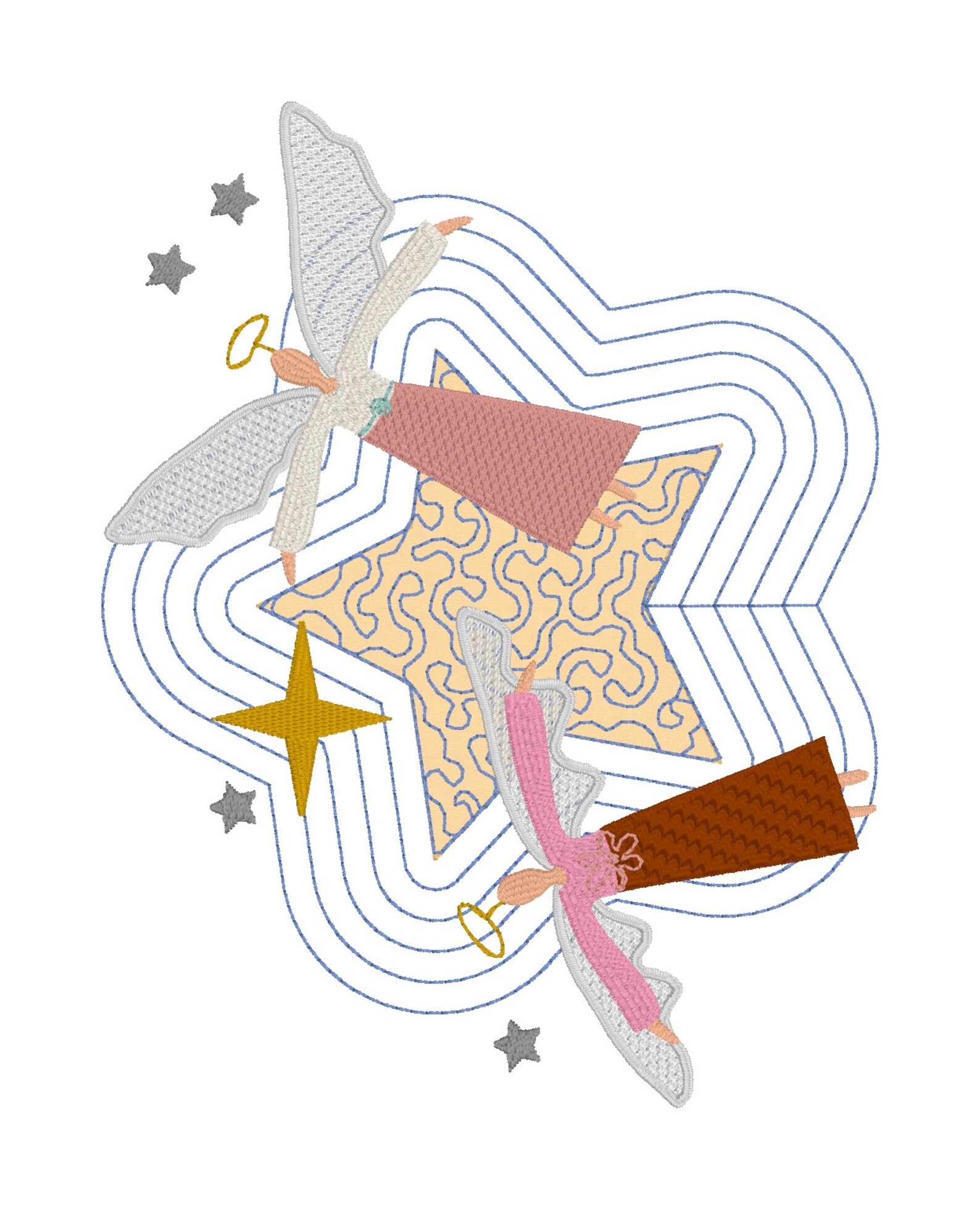 Hand Drawn Machine Embroidery Designs for Hoop Size 5 X - Etsy