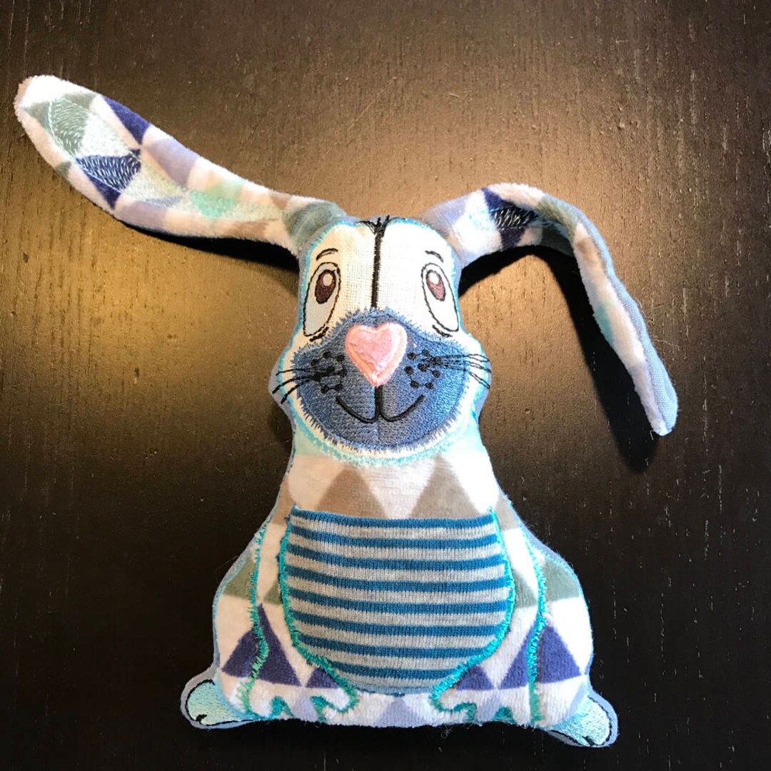 ITH BUNNY, Cute Bunny Softie ITH Fits Hoop Size 5 X 7" + Two Other ...