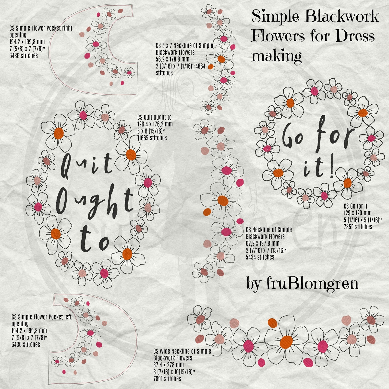 7 Cute Motifs, Necklines and Pockets ITH for Dress Making - Beautiful ...