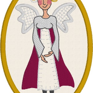 Tiny ANGELS IN MEDAILLONS, 3 Different Small and Detailled Angel ...