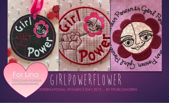 5 GIRLPOWERFLOWER designs to celebrate International | Etsy