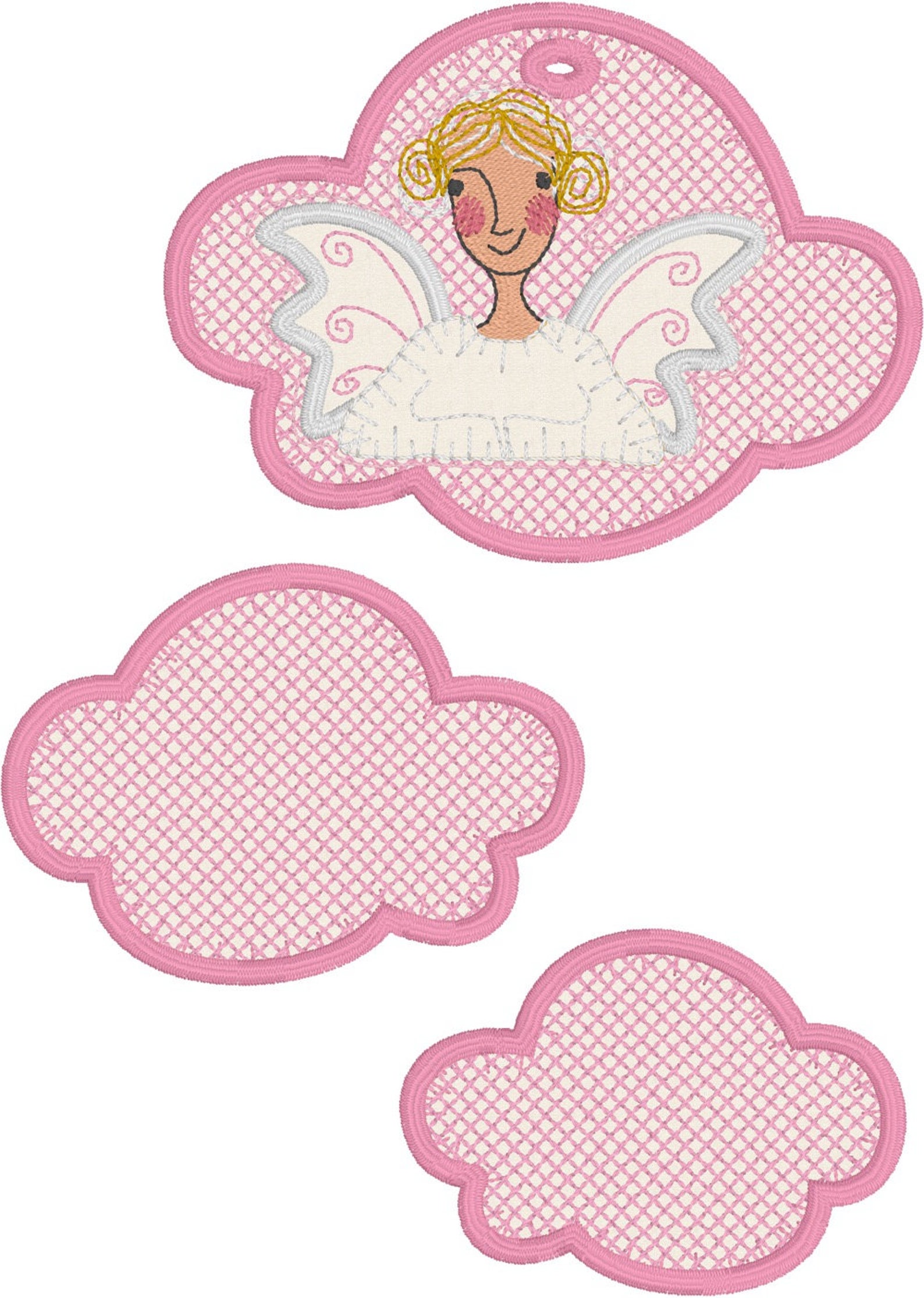 GUARDIAN ANGEL MOBILE, Small for the 4 X 4 Hoop, Three Different Styles ...