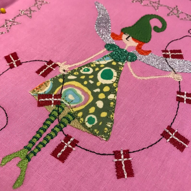 Appliqué Angel Fairy - Hand Drawn Design - My Decorating Angel Fairy ...