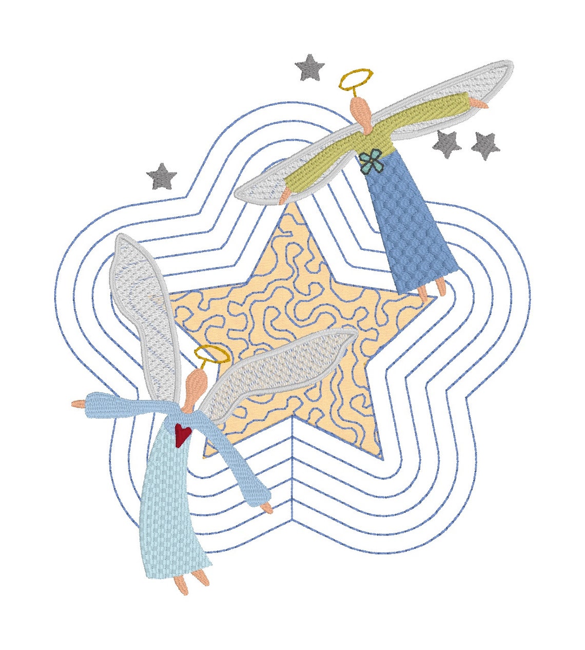 Hand Drawn Machine Embroidery Designs for Hoop Size 5 X - Etsy