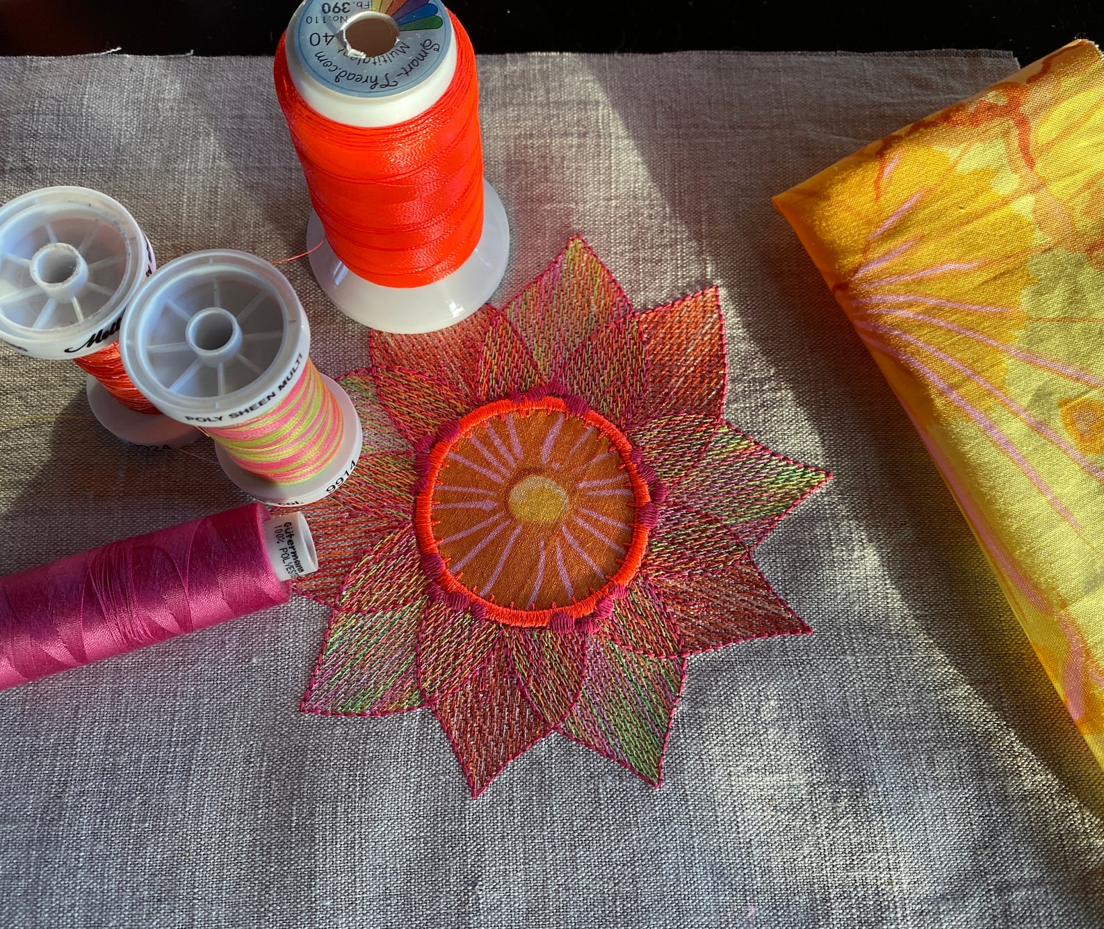 Thread Experiment Friendly Flowers for Your Embroidery Machine - Etsy UK