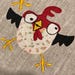ROB the ROOSTER, 5 Cute and Whimsical Machine Embroidery Rooster ...