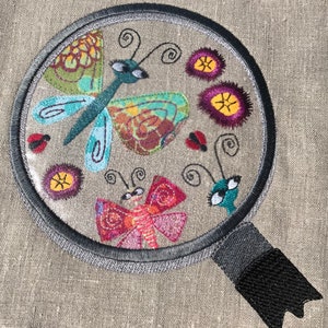This Week-bie 20 ZOOM in on SUMMER - Machine Embroidered Magnifier ...