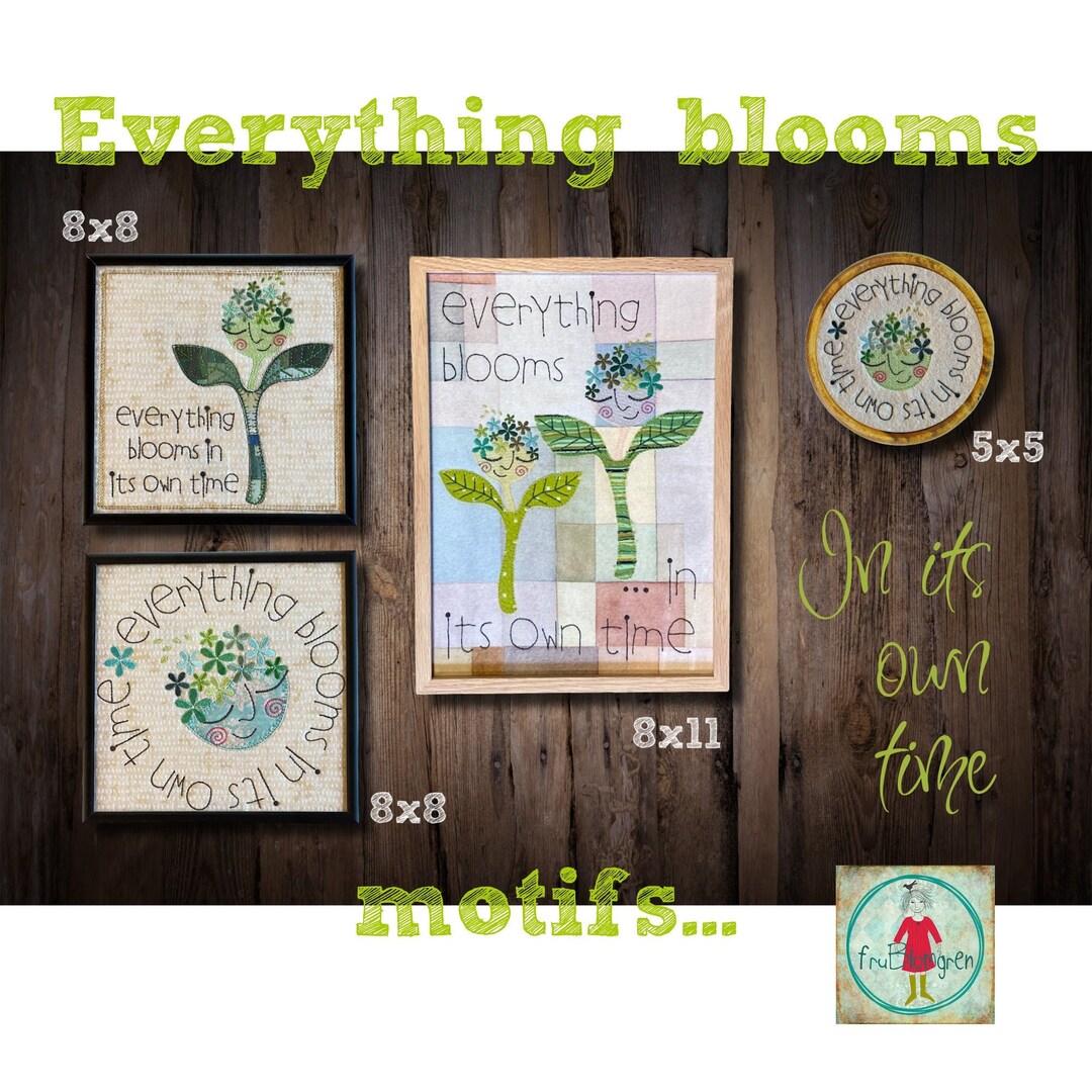Cute Appliqué and Embroidery Motifs for Your Embroidery Machine With ...
